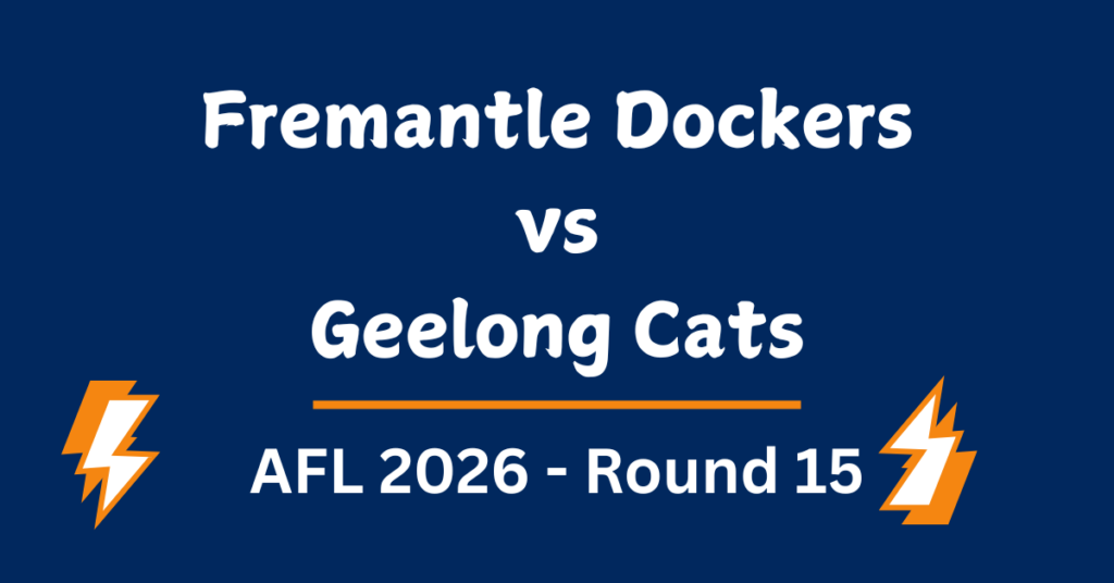 Fremantle Dockers vs Geelong Cats Prediction, 18th June 2026 ...